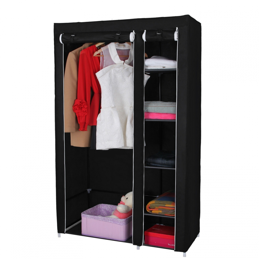 Armoire portant vetement - LSF007 - 110x45x175